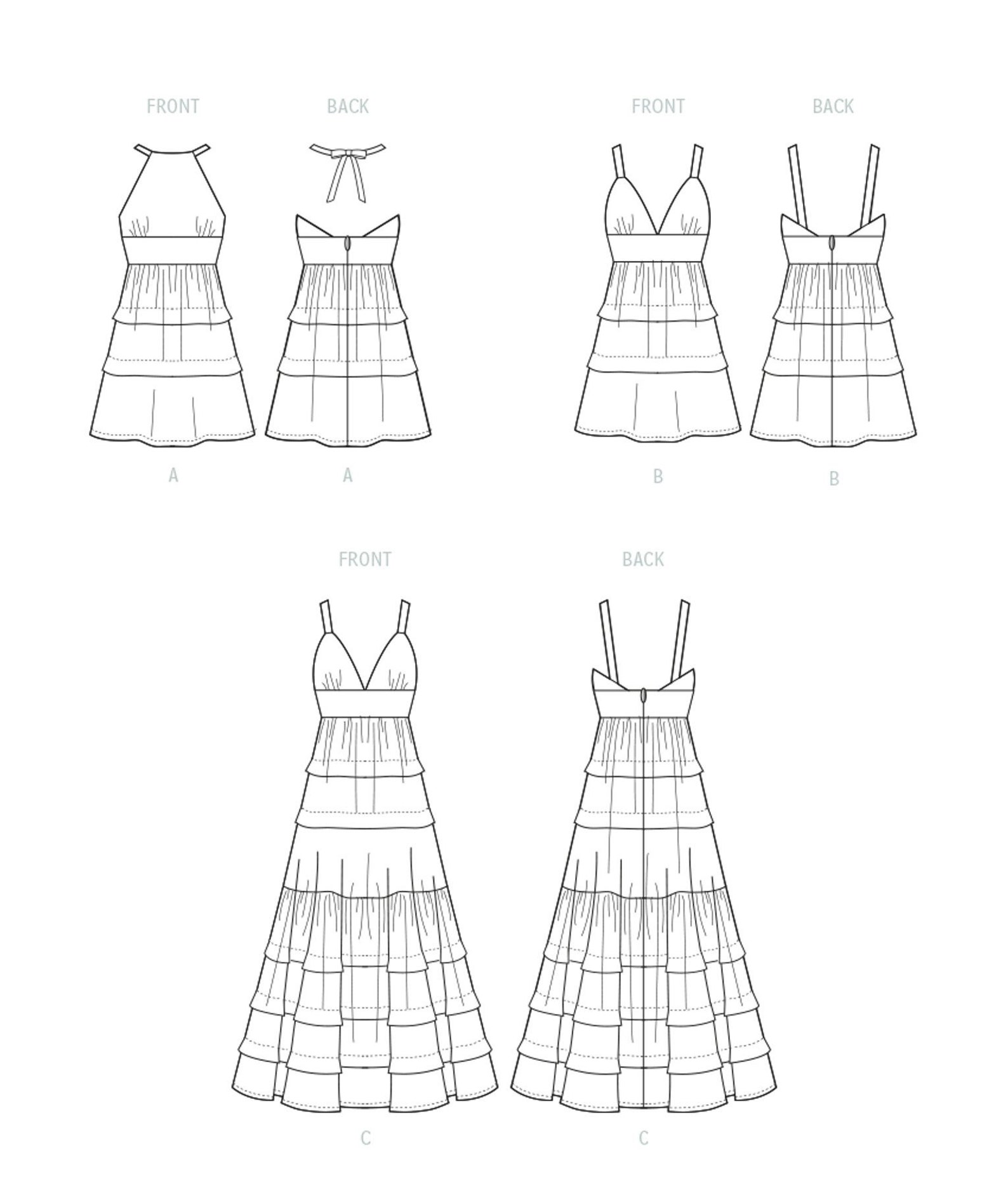 Mccall's Sewing Pattern M8322 Misses' Dresses - Etsy
