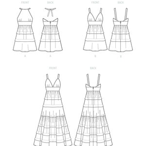 Mccall's Sewing Pattern M8322 Misses' Dresses - Etsy