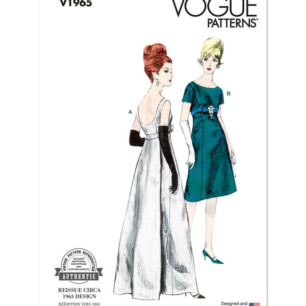 1965 Dress Pattern - Etsy