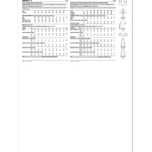 Mccall's Sewing Pattern M8411 Misses' Bodysuit, Robe, Shorts and Pants ...