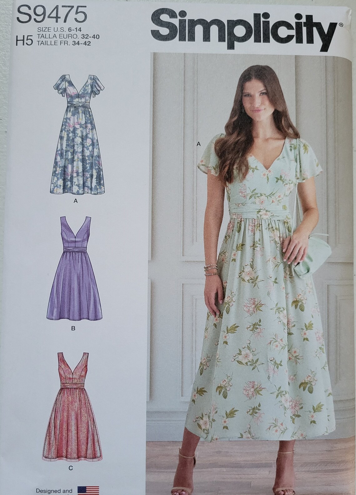 Simplicity Sewing Pattern S9475 Misses' Dresses - Etsy