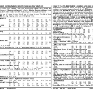 Simplicity Sewing Pattern 1211 Child's and Girls' Dress in Two Lengths ...