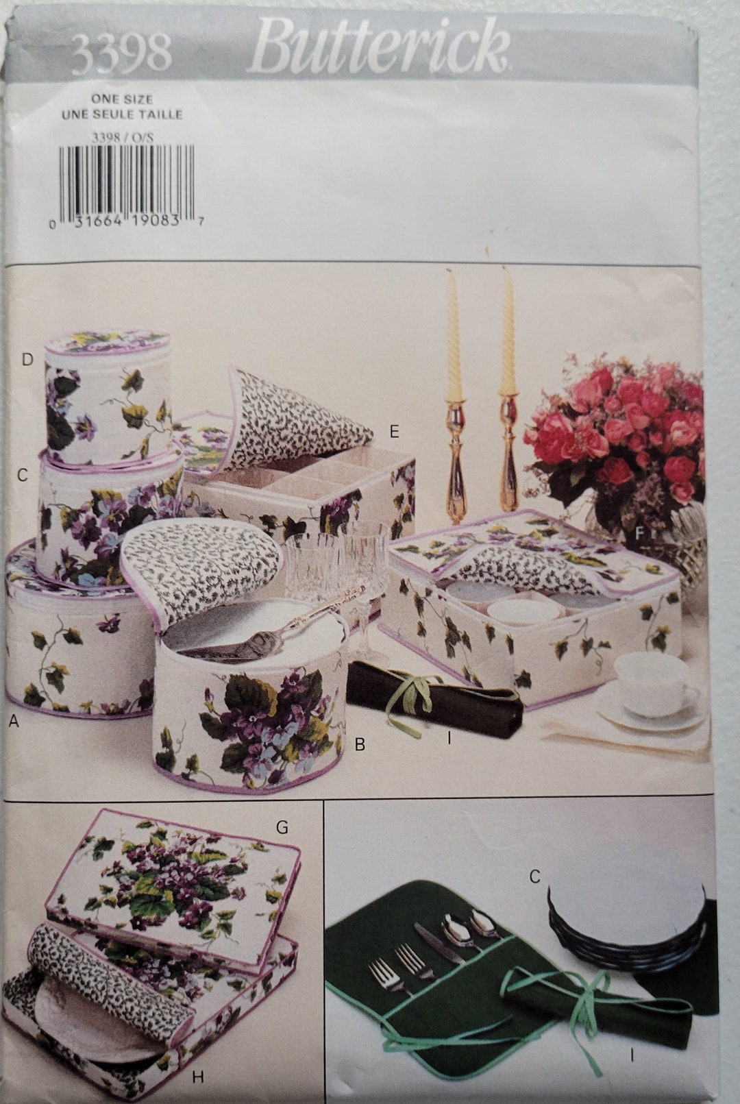OUT of PRINT Butterick Pattern 3398 Server Savers - Etsy