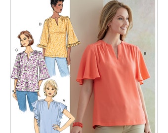 Butterick Sewing Pattern B6685 Misses' Top and Sash - Etsy