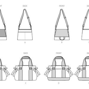 Mccall's Sewing Pattern M8467 Bags by Tiny Seamstress Designs - Etsy