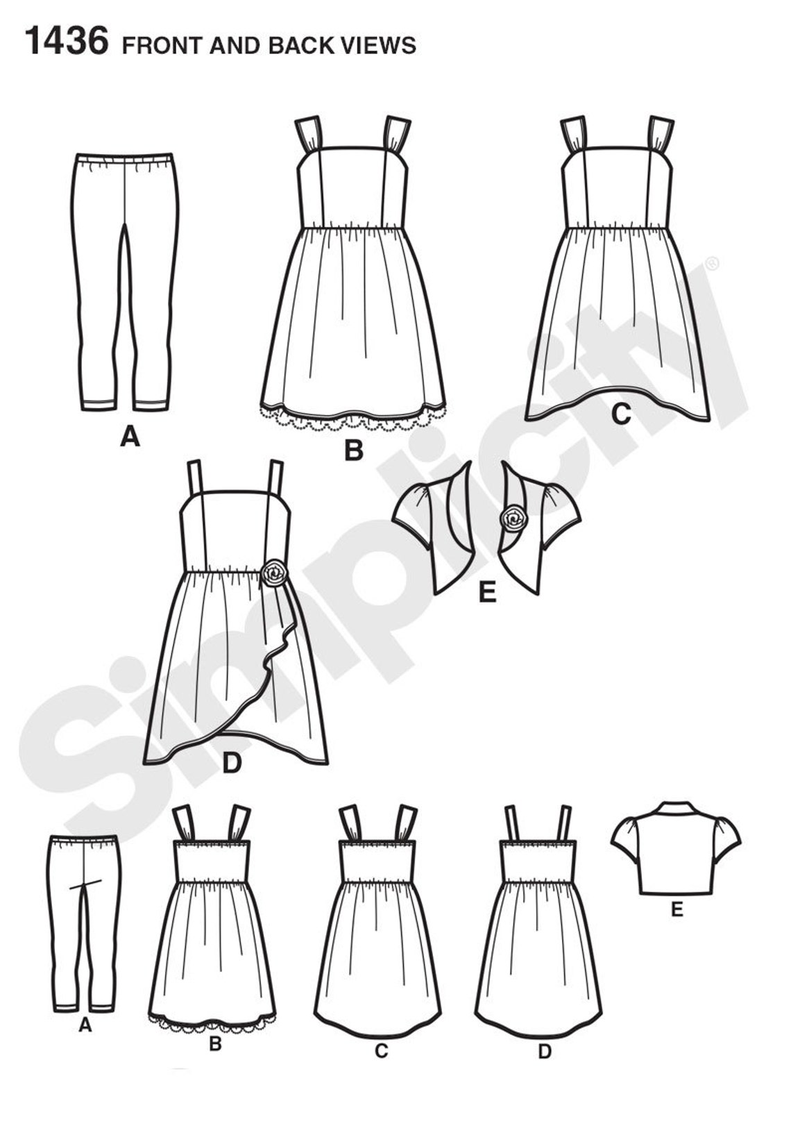 OUT of PRINT Simplicity Sewing Pattern 1436 - Etsy