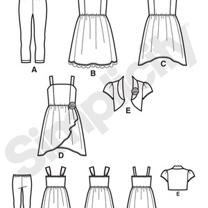 OUT of PRINT Simplicity Sewing Pattern 1436 Child's/girls' Dress ...