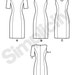 Simplicity Sewing Pattern 1586 Misses' / Women's Dress With Individual ...