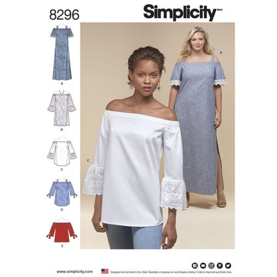 OUT of PRINT Simplicity Sewing Pattern 8296 - Etsy