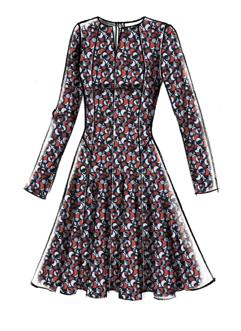 Vogue Sewing Pattern V9050 Misses'/misses' Petite Notch-neck Dresses - Etsy