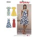 Simplicity Sewing Pattern 8594 Misses' and Petites' Dresses - Etsy