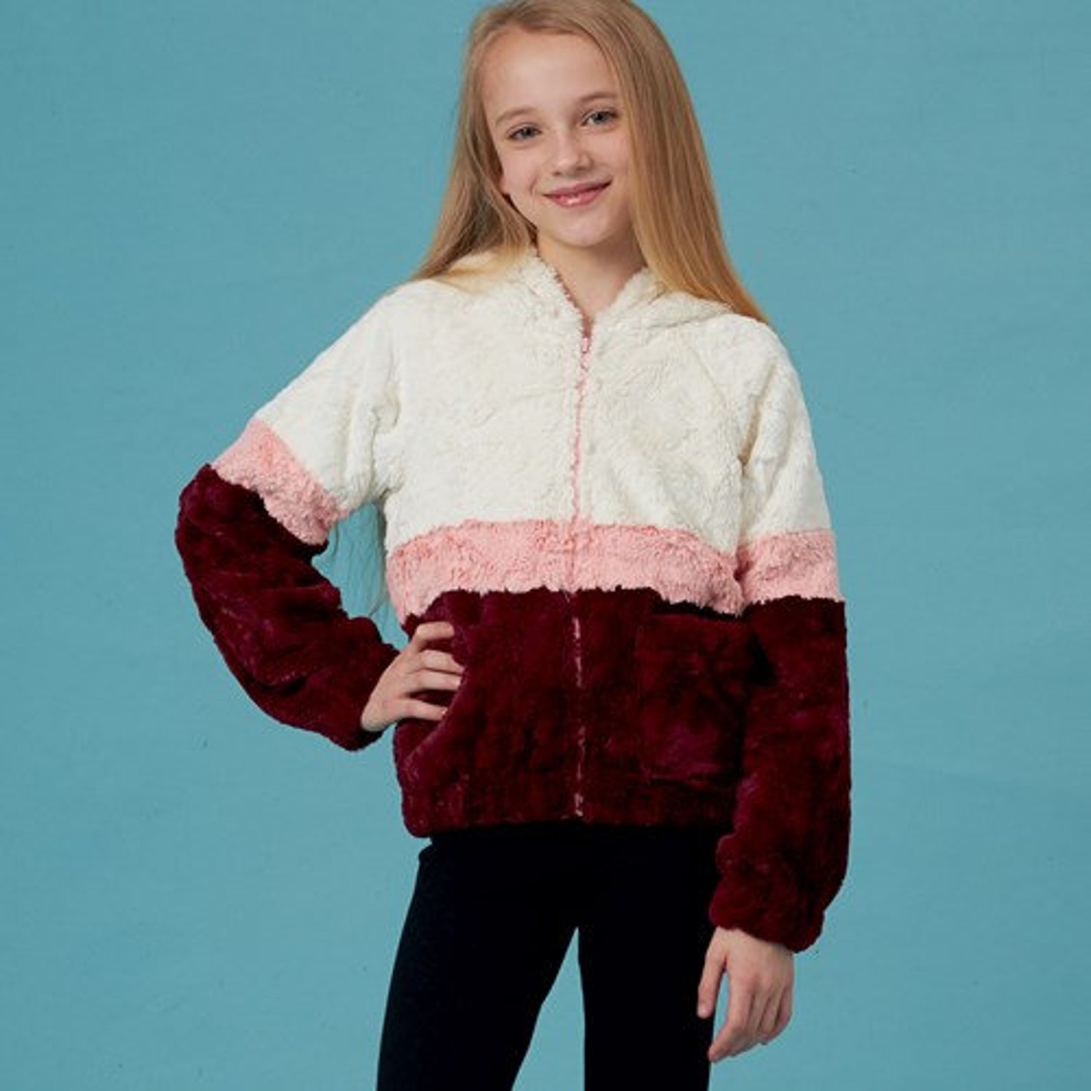 Simplicity Sewing Pattern S8999 Children's and Girls' Knit Hooded ...