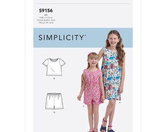 Simplicity Sewing Pattern S9246 Children's & Girls' - Etsy