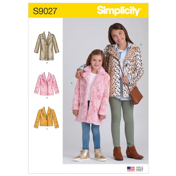 Simplicity Sewing Pattern S9027 Children's & Girls' | Etsy