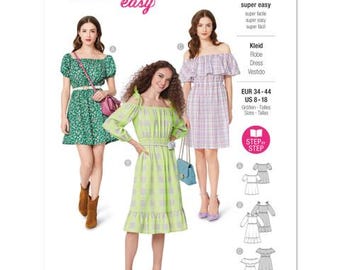 Burda Style Sewing Pattern 6829 Misses Dresses - Etsy