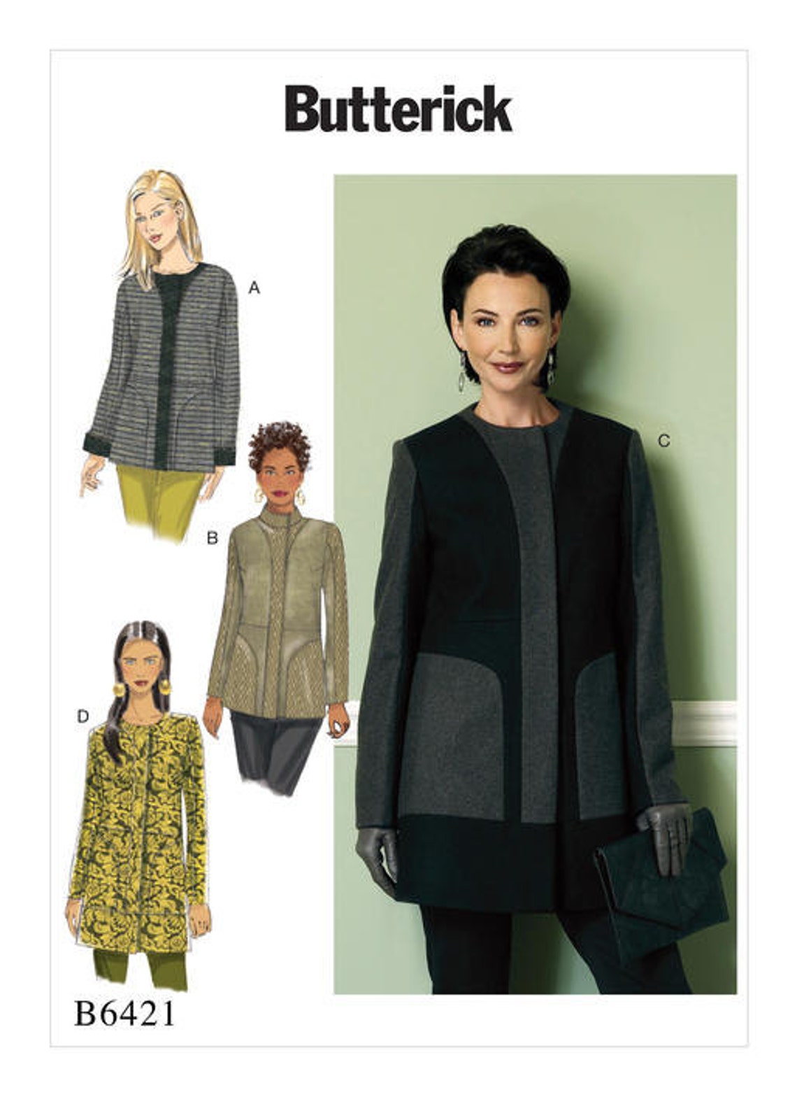 OUT of PRINT Butterick Sewing Pattern B6421 Misses' Stand - Etsy