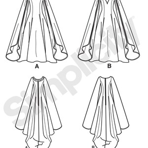 Simplicity Sewing Pattern 1551 Misses Costume - Etsy