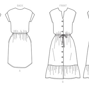 Butterick Sewing Pattern B6758 Misses' & Misses' Petite Dress - Etsy