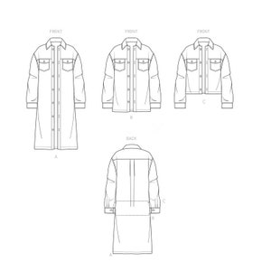 Simplicity Sewing Pattern S9388 Unisex Shirt Jackets - Etsy