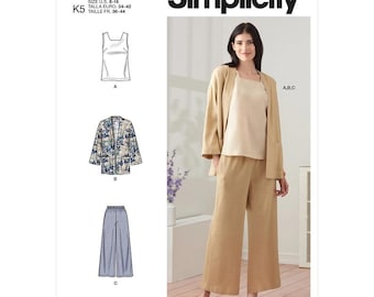 Simplicity Sewing Pattern S8924 Misses' Jacket, Top, Tunic, and Pull-on ...