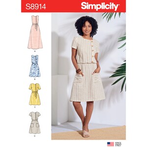 Simplicity Sewing Pattern S8914 Misses' Dresses - Etsy