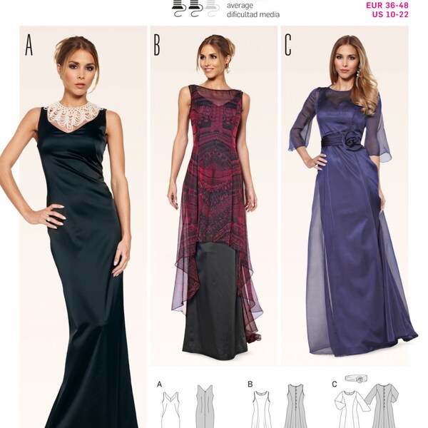 Prom Dress Pattern - Etsy