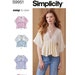 Simplicity Sewing Pattern 1446 Six Made Easy Pull on Tops and Pants or ...