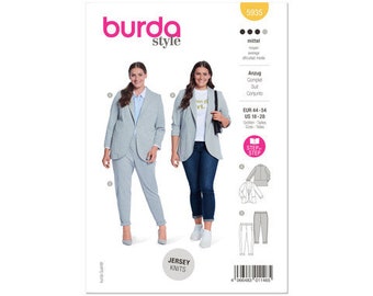 Burda Style Sewing Pattern 5941 Misses' Jacket and Coat - Etsy