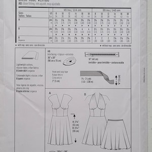 OUT of PRINT Burda Style Sewing Pattern 6793 Misses Dress - Etsy