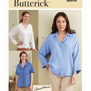 Butterick Sewing Pattern B6898 Misses' Top - Etsy