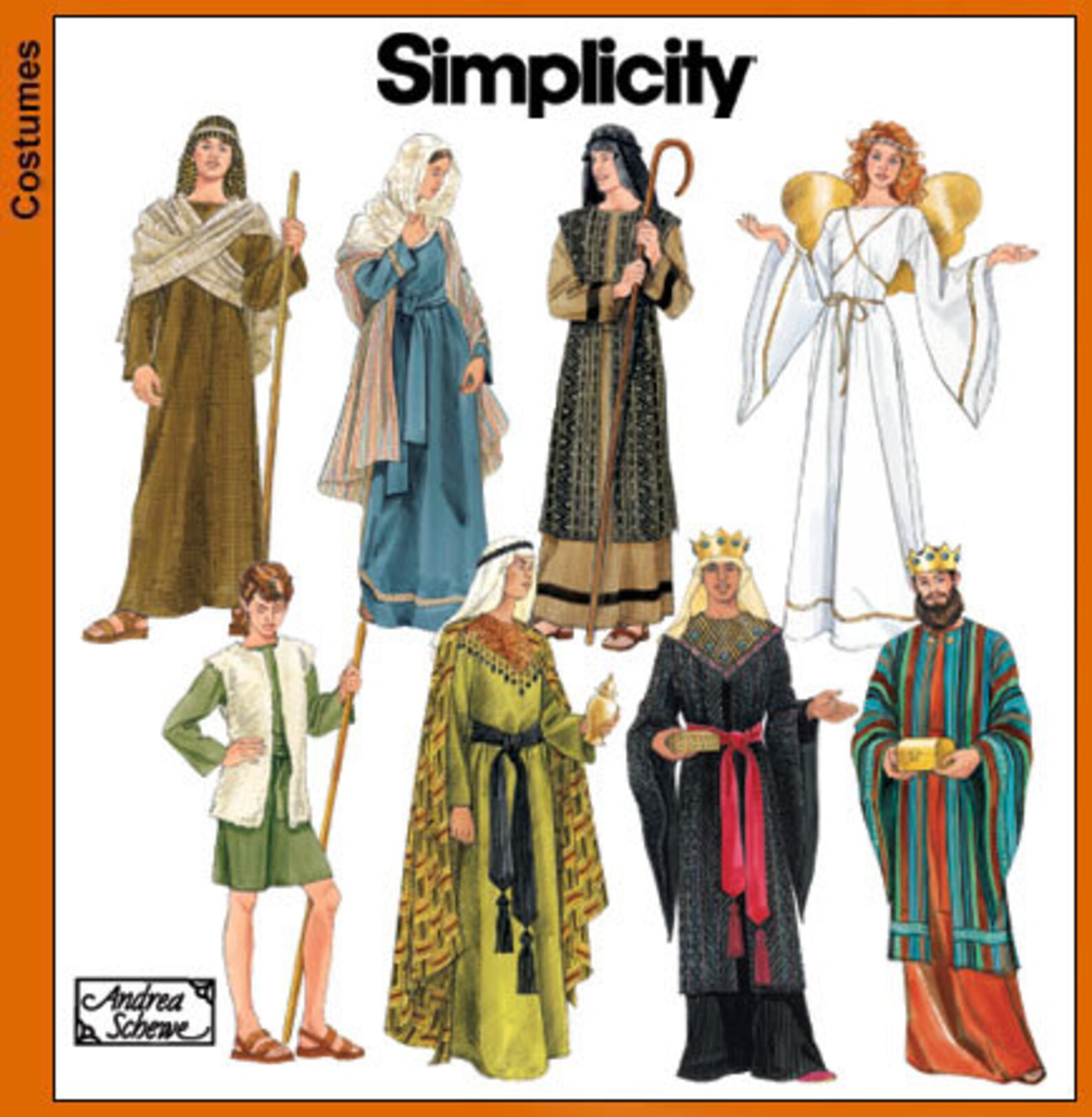 Simplicity Pattern 4795 Misses', Men's or Teens' Nativity Costume - Etsy