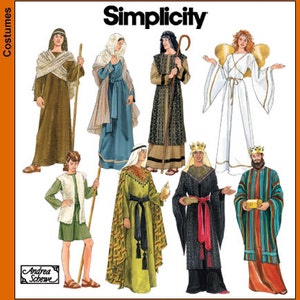 Simplicity Pattern 4795 Misses', Men's or Teens' Nativity Costume - Etsy