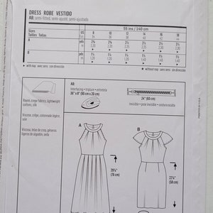OUT of PRINT Burda Style Sewing Pattern 6521 Misses Dress - Etsy