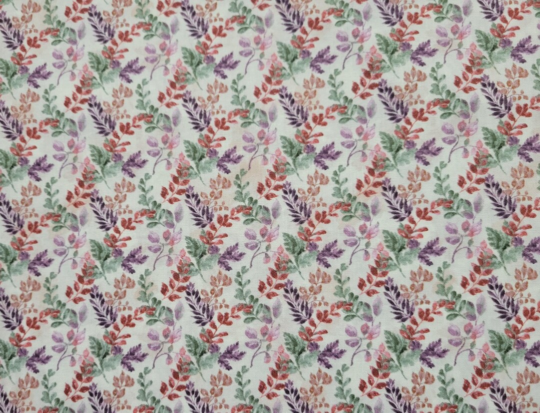 Fern Cotton Fabric Sold by the Yard - Etsy