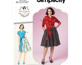 Simplicity Sewing Pattern 8699 Misses' Wrap Skirts With Length ...