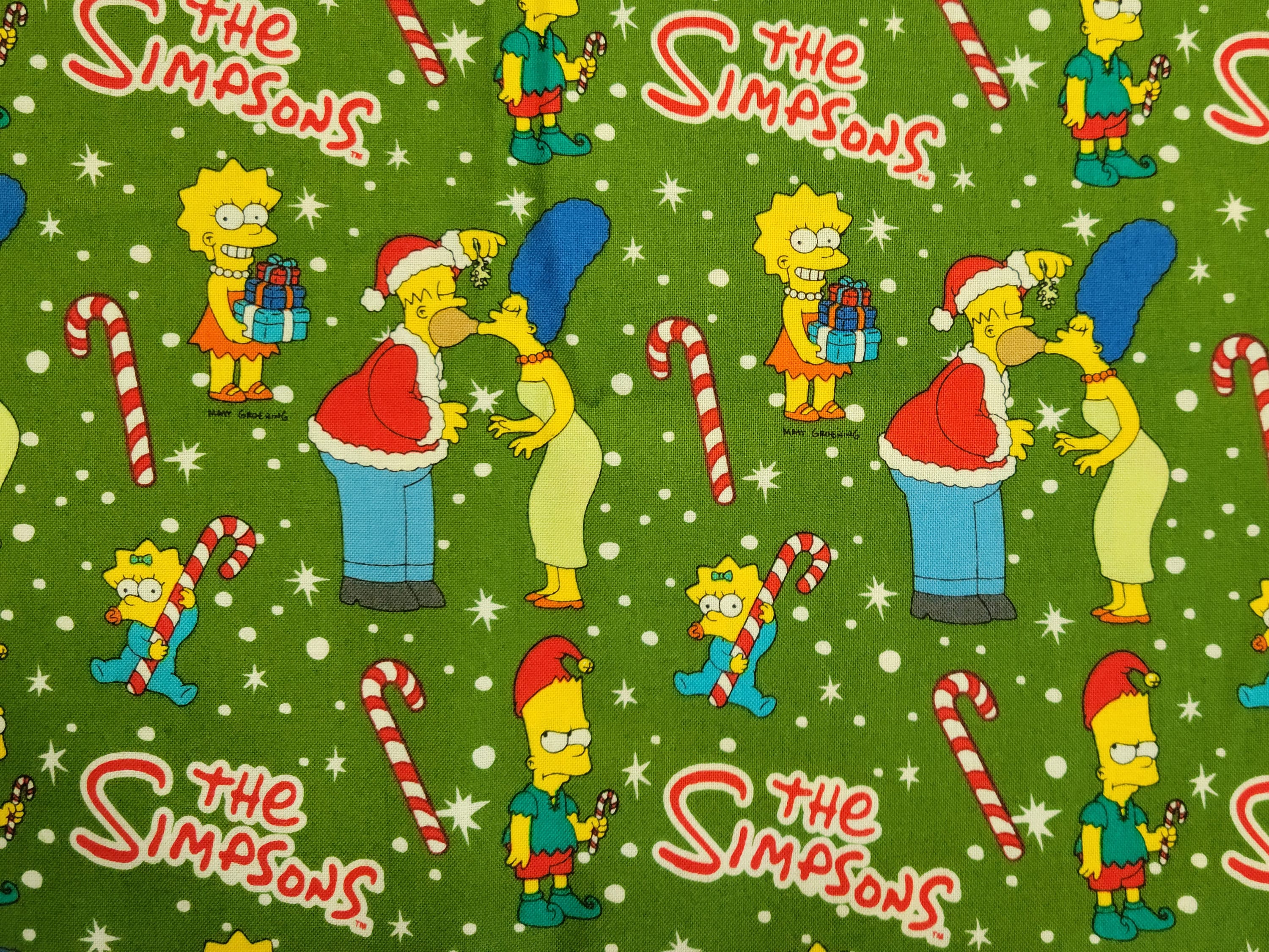 The Simpsons Christmas Wallpaper
