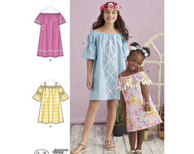 Simplicity Sewing Pattern S8853 Children's and Girls' Dress - Etsy