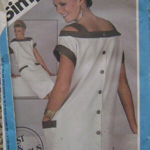 VINTAGE Simplicity Pattern 6444 Misses' Fast & Fabulous Back-buttoned ...