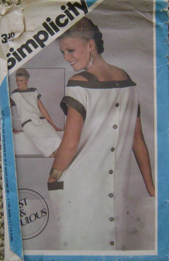 VINTAGE Simplicity Pattern 6444 Misses' Fast & Fabulous | Etsy