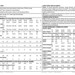 Simplicity Sewing Pattern 8016 Misses' Knit Tops - Etsy