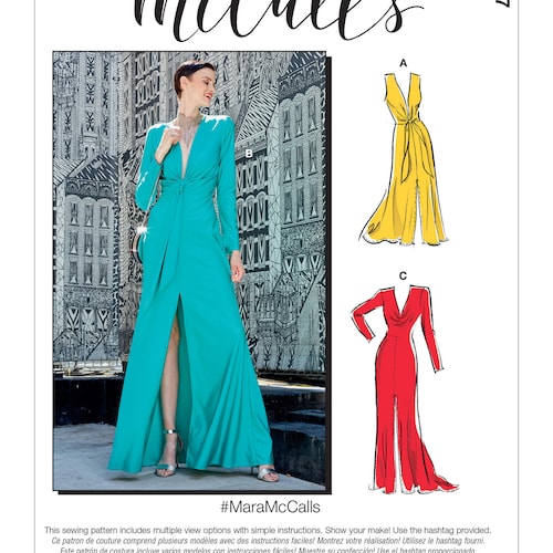 Mccall's Sewing Pattern M8027 Misses' Tops - Etsy