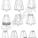 Simplicity Sewing Pattern 1369 Misses' Skirt in Three Lengths - Etsy