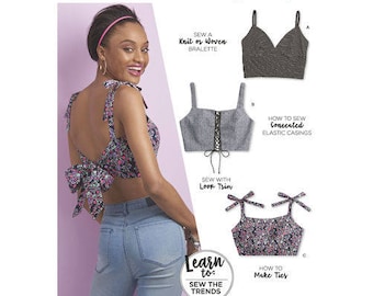Simplicity Sewing Pattern 1426 Misses' Bra Tops - Etsy