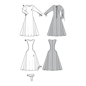 Burda Style Sewing Pattern 7977 History Dress - Etsy