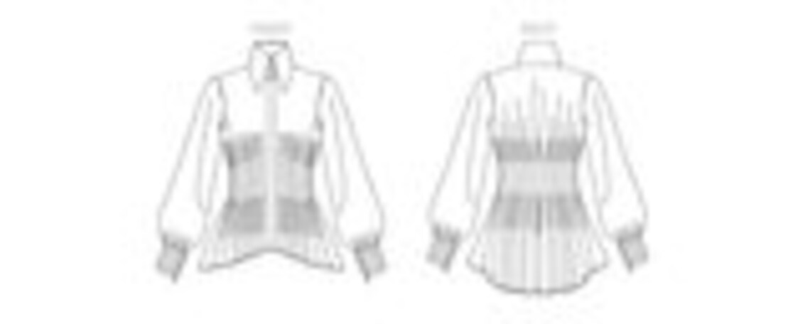 Vogue Sewing Pattern V1845 Misses' Shirt - Etsy