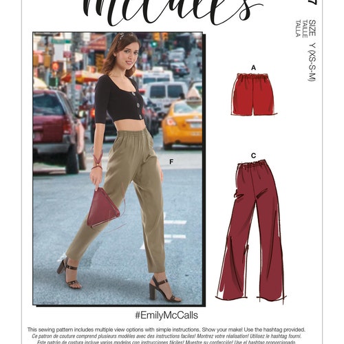 Misses' Pants Mccall's Sewing Pattern M7907 - Etsy