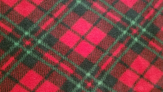 Plaid Fleece By The Yard