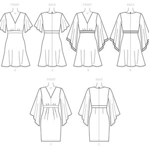 Butterick Sewing Pattern B6623 Misses' Dress - Etsy