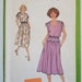 VINTAGE Simplicity Sewing Pattern 8856 Misses' Pullover Dress or Two ...