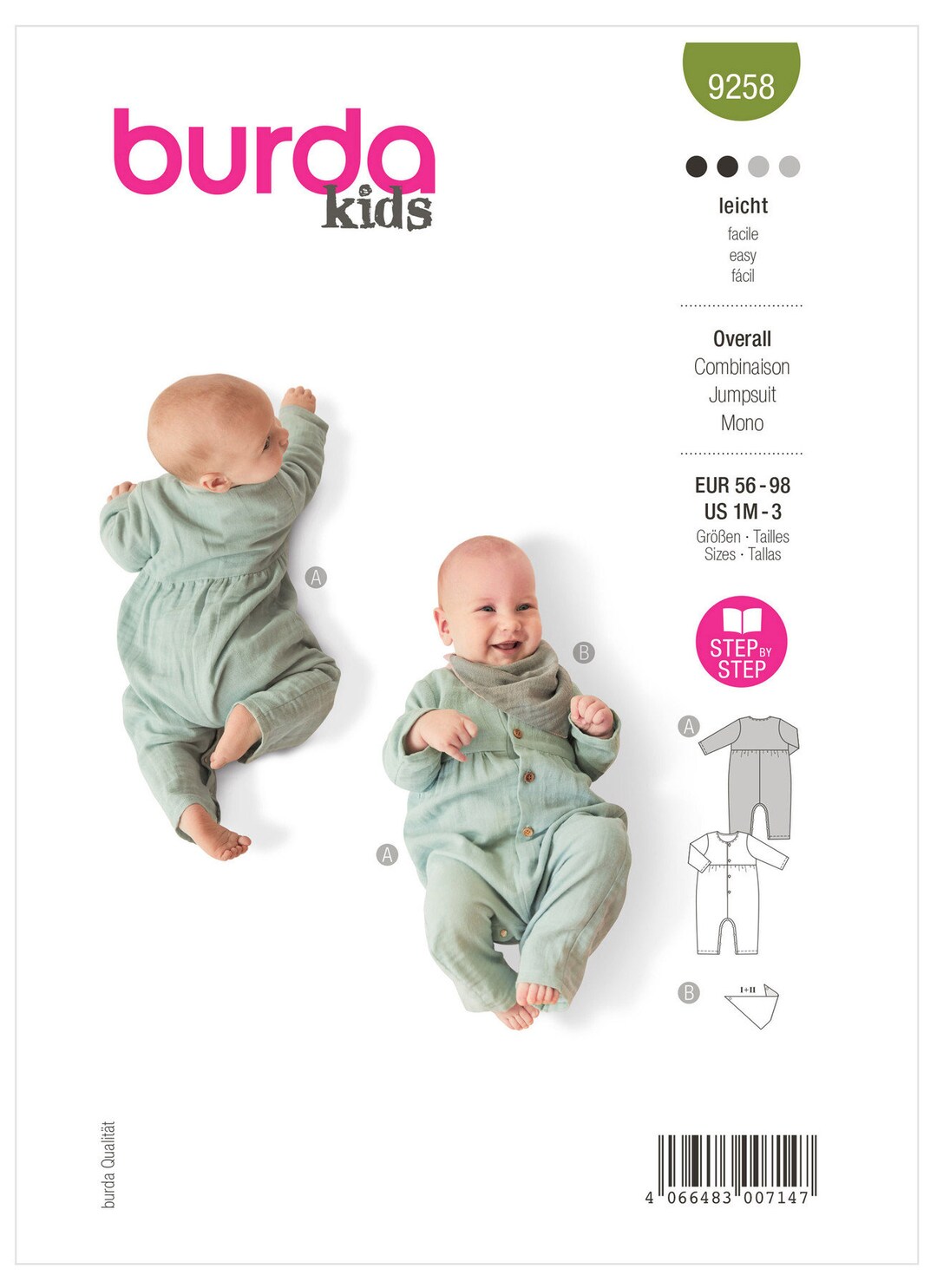Burda Style Sewing Pattern 9258 Babies' Coordinates - Etsy